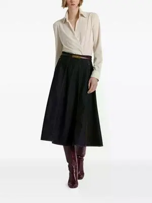 Alberta Ferretti Leather Knee-high Boots