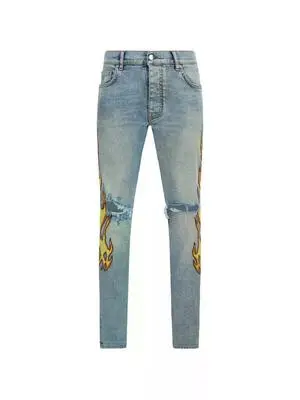 Amiri Embroidered Jeans For Men