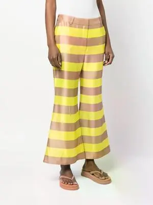Zimmermann Wonderland Striped Flared Trousers