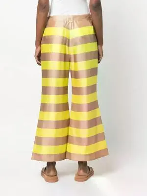 Zimmermann Wonderland Striped Flared Trousers