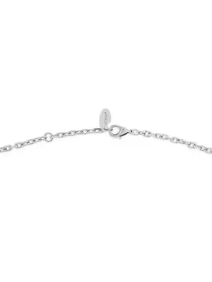 Off-White Paperclip Pendant Cable-link Necklace