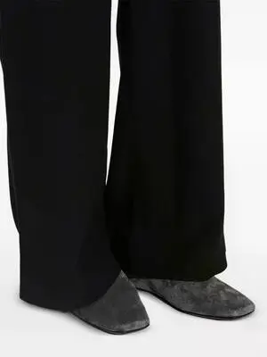 Max Mara Tessile Suede Slides