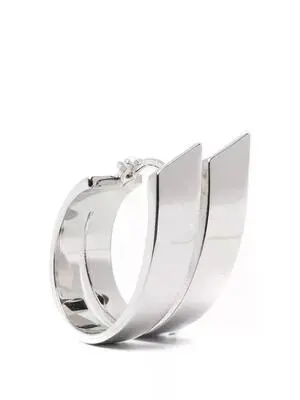 LAG WORLD Arcade Hoop Earring - Silver