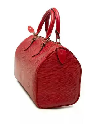 LOUIS VUITTON Epi Speedy 25 Boston Bag - Red