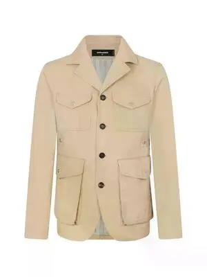 Dsquared2 Military Chic Utility Cotton Jacket