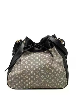 LOUIS VUITTON Monogram Mini Lin Noe Pm Bucket Bag - Grey