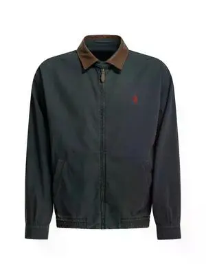 Prada Embroidered Logo Coat