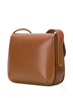 Giorgio Armani Logo Stamp Shoulder Bag - Brown