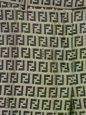 Fendi Zucca Pattern Jacquard Trousers