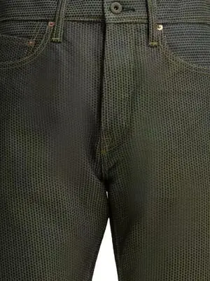 Kapital Textured Straight-leg Jeans