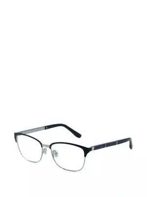 JIMMY CHOO Rectangle Frame Glasses - Black