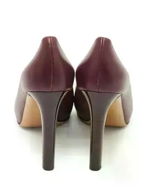 FERRAGAMO Leo Leather Heeled Pumps