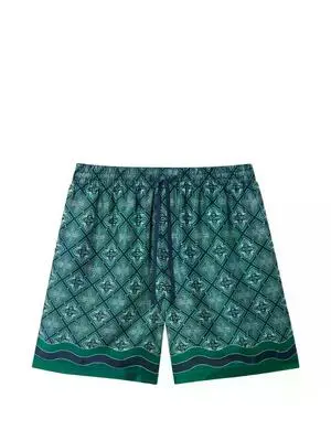 Casablanca Pattern Shorts For Men