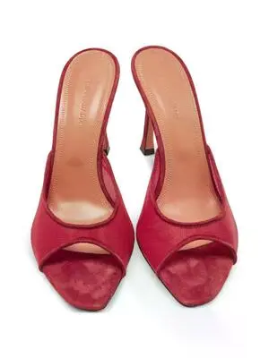 Amina Muaddi Lauda Stiletto Sandals