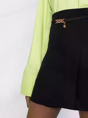 Versace La Greca Chain A-line Mini Skirt