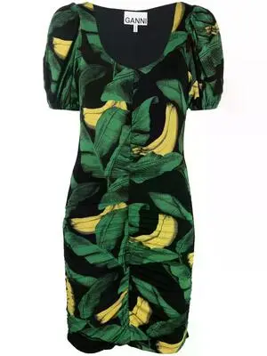 Ganni Scoop Neck Day Dresses