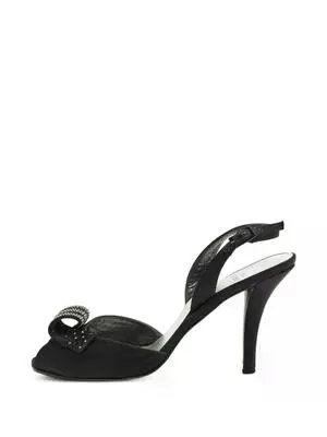 STUART WEITZMAN Embellished Slingback Sandals