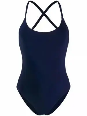 LIDO Criss-cross Back Swimsuit - Blue
