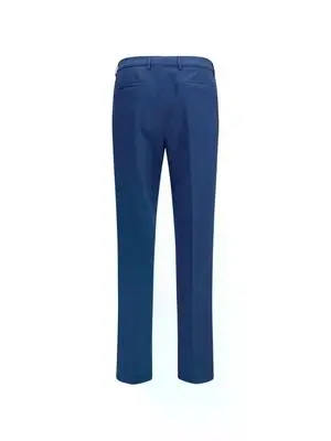 Brunello Cucinelli Pleated Garment-dyed Trousers - Blue