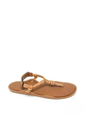 Flowze Knotted Touch-strap Sandals