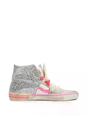 PAUL EASTERLIN Glitter-detail High-top Sneakers