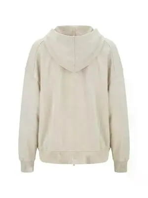 Brunello Cucinelli Monili-chain Embellished Hoodie - Neutrals