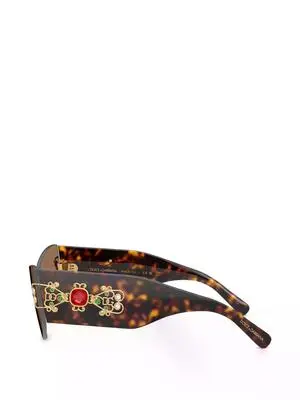Dolce & Gabbana Embellished Geometric Sunglasses
