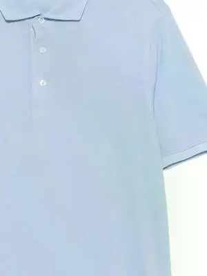 GRAN SASSO Short-sleeve Polo Shirt - Blue
