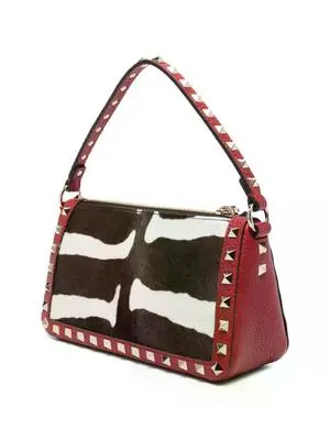 Valentino Garavani Rockstud Zebra-print Tote Bag