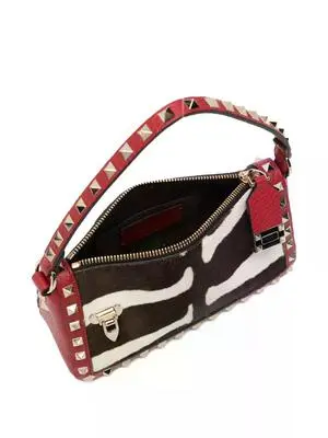 Valentino Garavani Rockstud Zebra-print Tote Bag