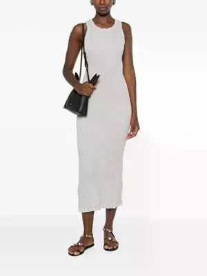 Issey Miyake Textured Midi Dress