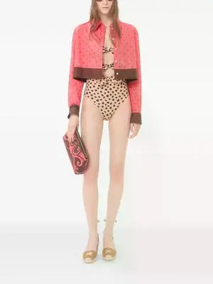 Valentino Garavani Lycra One-piece Swimsuit - Neutrals