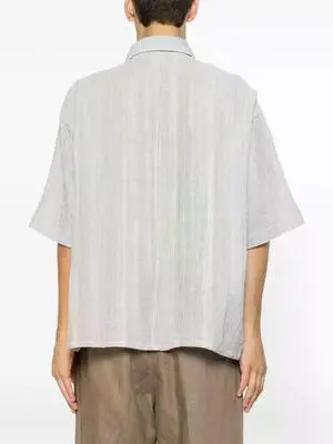 WON HUNDRED Striped Short-sleeve Shirt