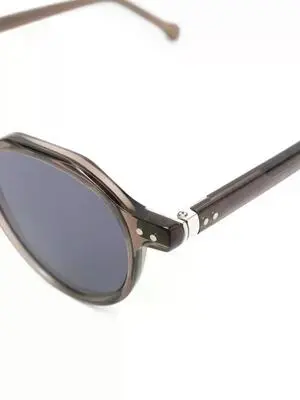 LESCA Icon Round-frame Sunglasses