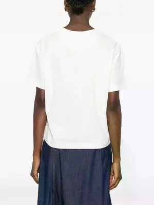 Alexander McQueen Ivory Floral Print T-shirt