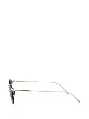 Matsuda Geometric Frame Rimless Sunglasses