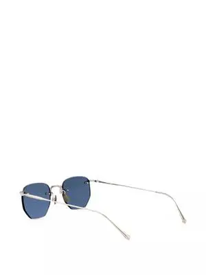 Matsuda Geometric Frame Rimless Sunglasses