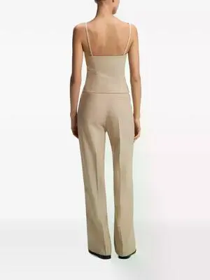 Hugo Pinstripe Pattern Pleated Trousers