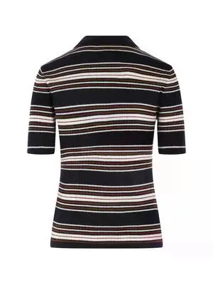Max Mara Striped Ribbed Sweater