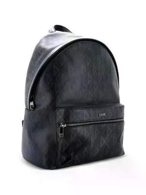 Dior Rider Cd Diamond Coated Canvas Large Backpack