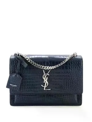 Saint Laurent Medium Sunset Bag - Blue