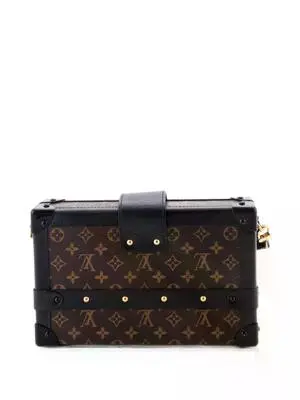 LOUIS VUITTON Monogram Canvas Petite Malle Clutch Bag