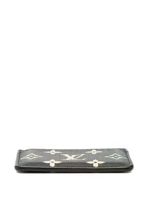 LOUIS VUITTON 2021-2026 Bicolor Monogram Empreinte Card Holder