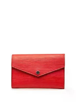 LOUIS VUITTON 2016 Epi Clefs Rabat Key Pouch Coin Pouch - Red