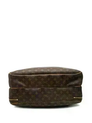 LOUIS VUITTON Monogram Alize 24 Heures Travel Bag - Brown