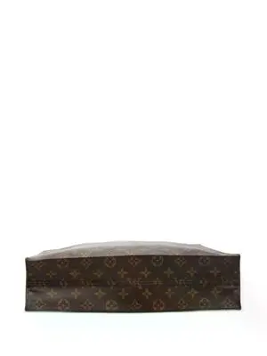 LOUIS VUITTON Monogram Sac Plat Tote Bag - Brown