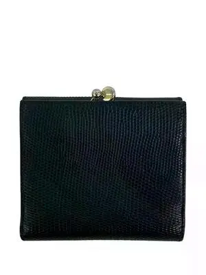 FERRAGAMO 2010-2026 Embossed Leather Vara Trifold Wallet Small Wallets