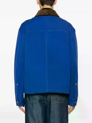 Loewe Corduroy-collar Patch-pocket Overshirt