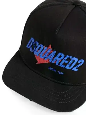 Dsquared2 Logo Embroidered Baseball Cap