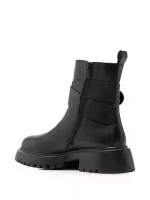 SERGIO MORETTI FIRENZE Buckle-strap Ankle Boots